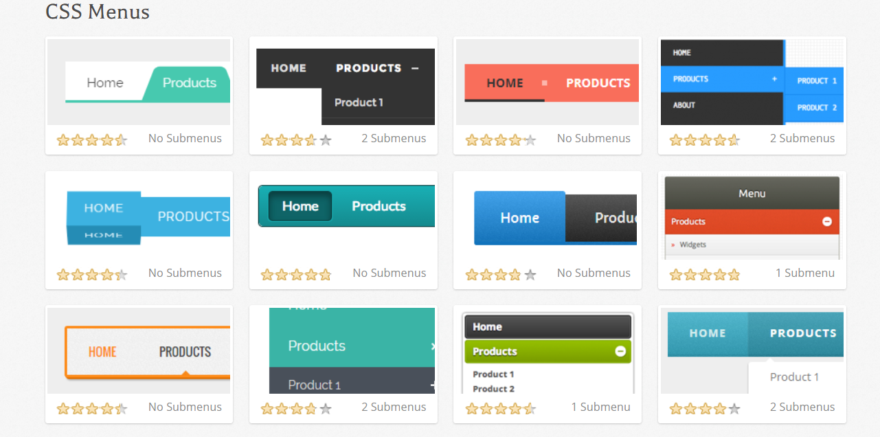 Générateurs gratuits de boutons et de menus pour vos sites Web