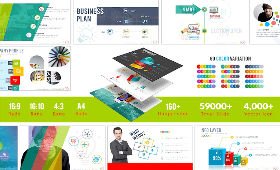 2018 száz legjobb üzleti prezentációs sablonja. Cool! Óriási! Fantasztikus!