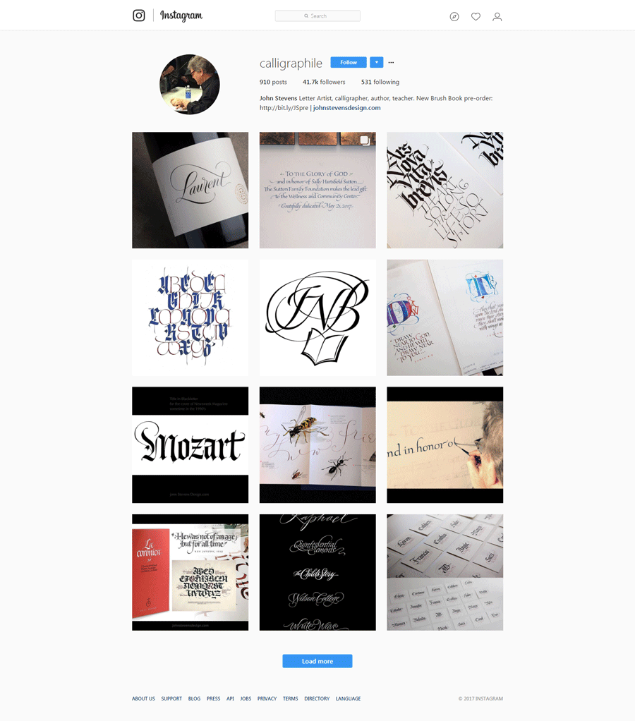 15 famosi calligrafi da seguire su Instagram