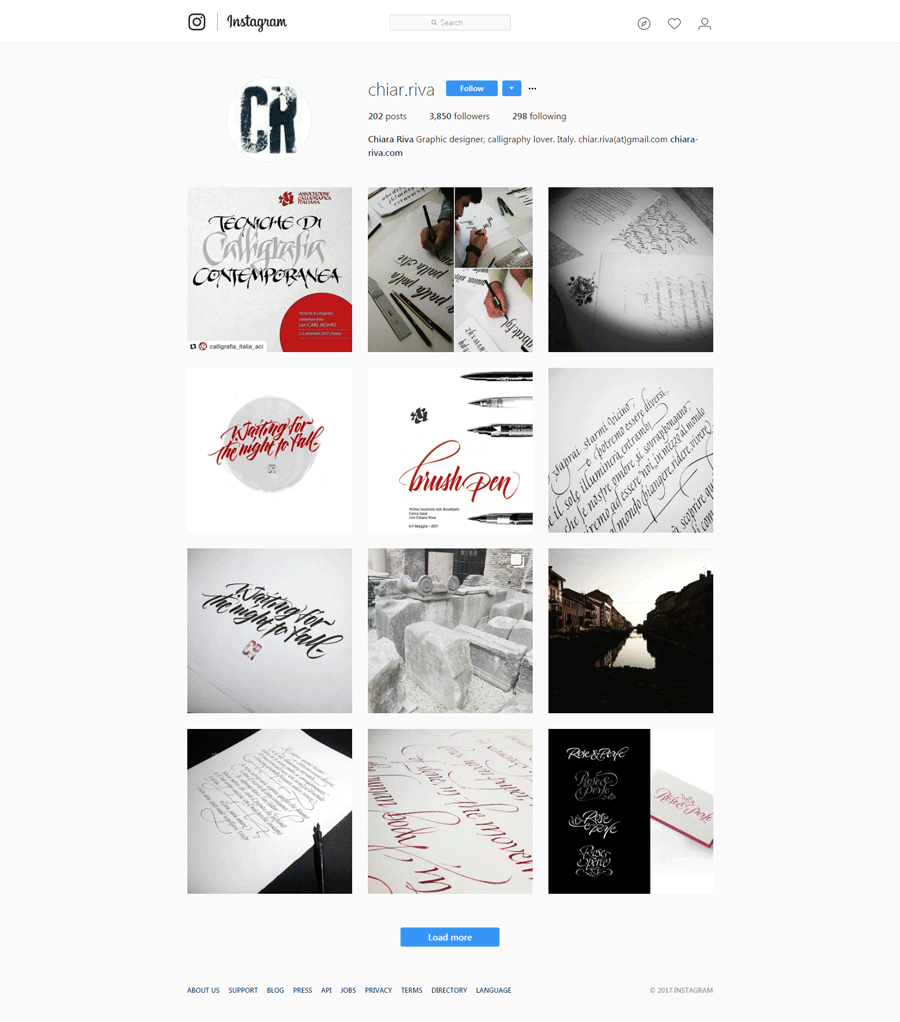 15 famosi calligrafi da seguire su Instagram