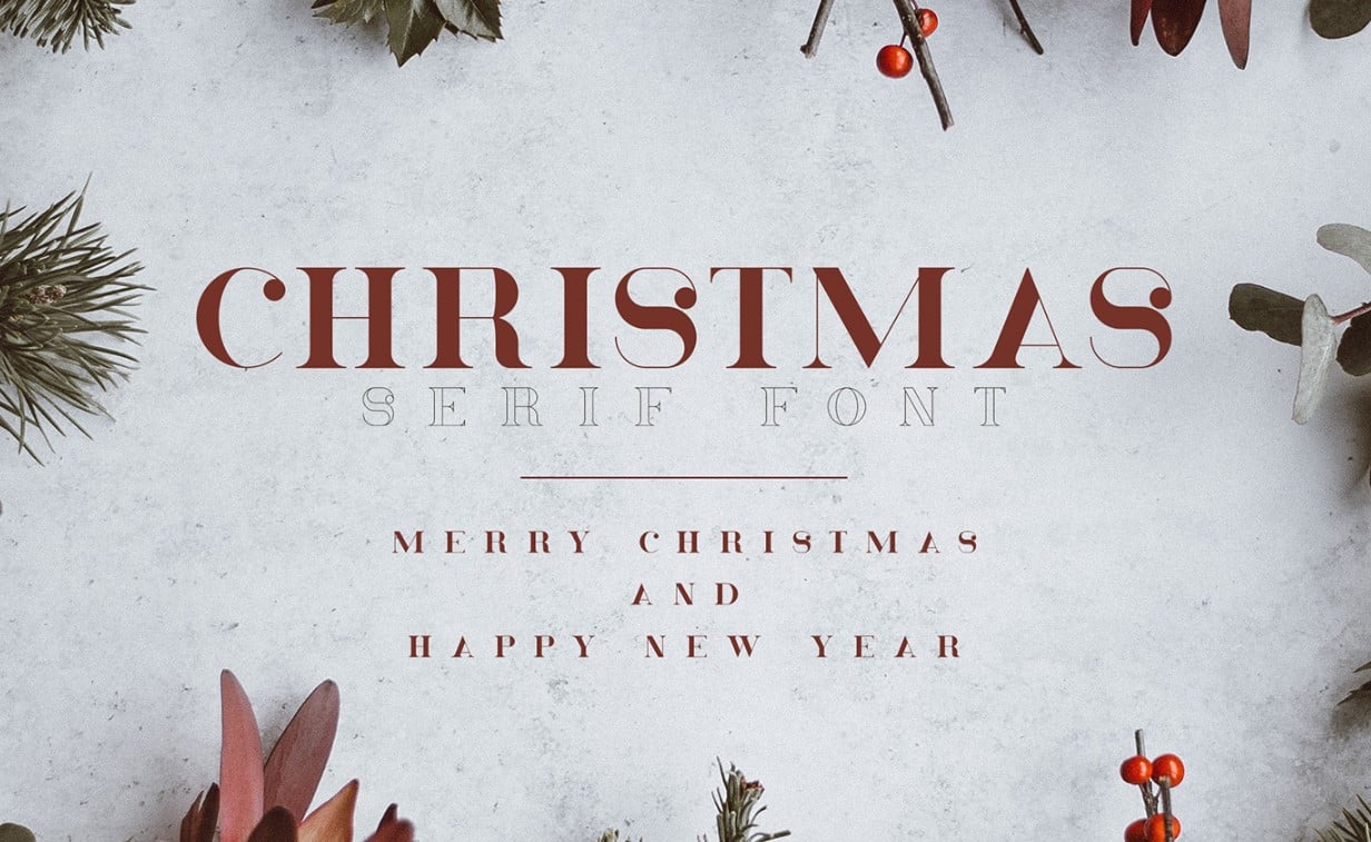 Бесплатные новогодние шрифты 20+