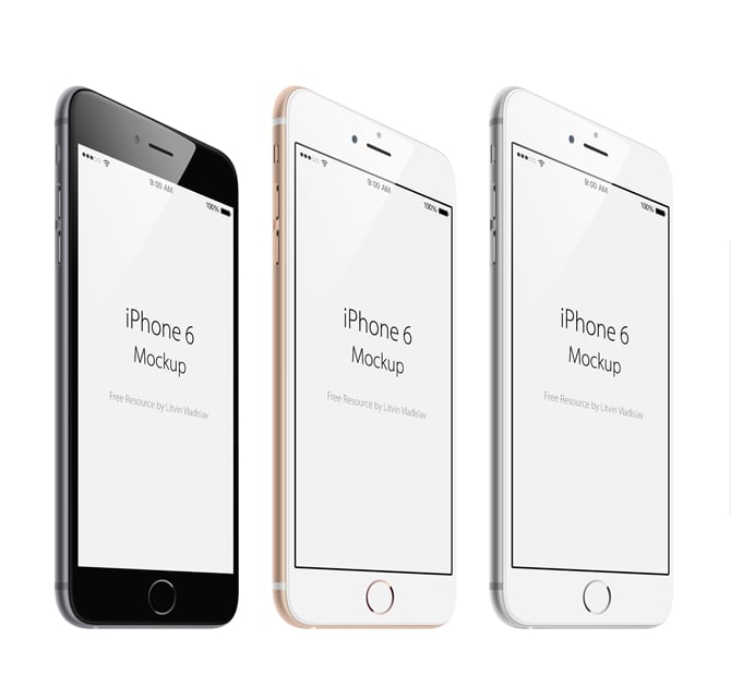 iPhone 6 Ücretsiz Mockups ile Ürünlerinizi Sunun!