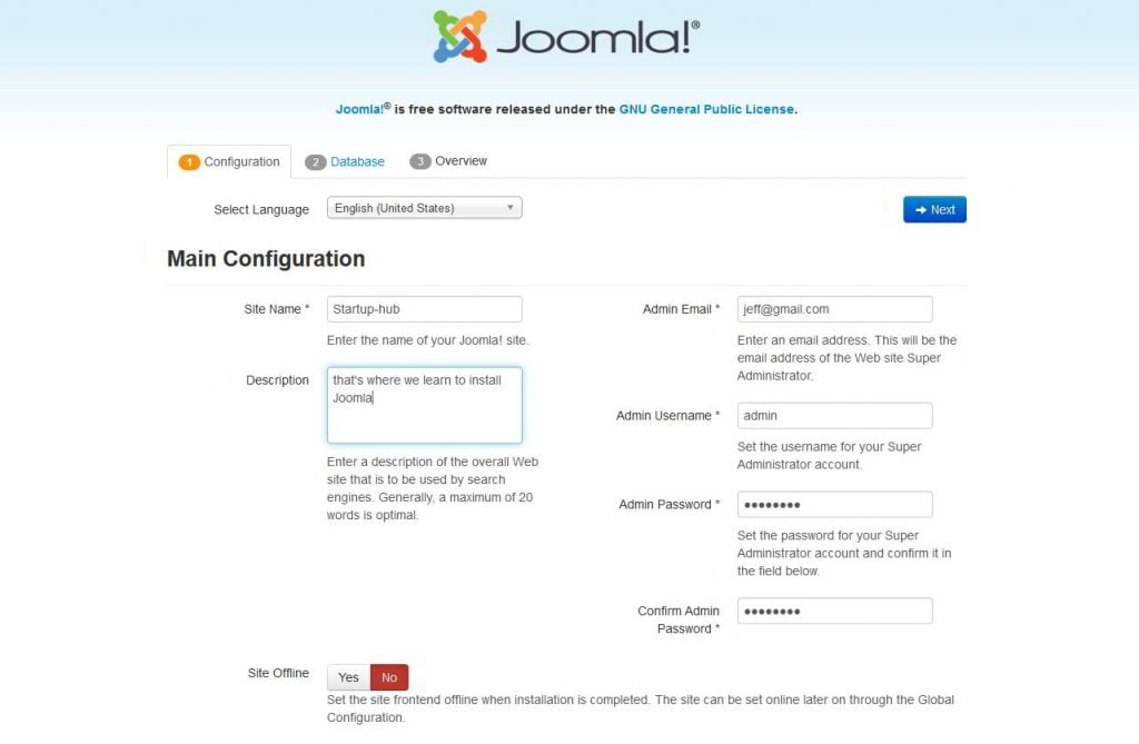 How to Install Joomla Manually | Startup Hub