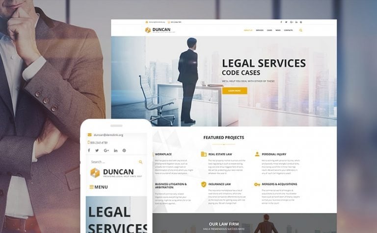 TOP 21 Law Firm Website Templates for WordPress 2025