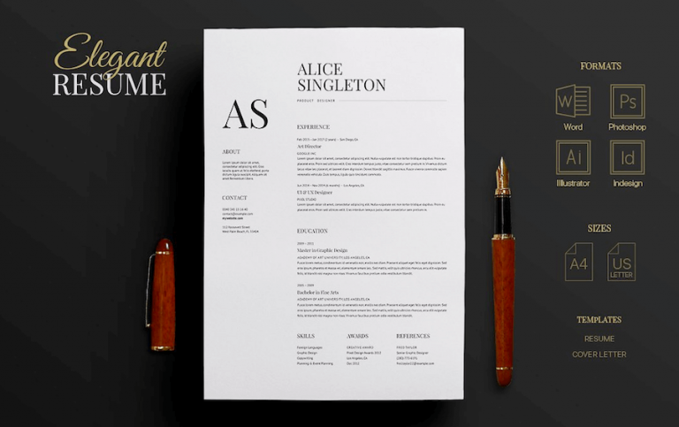 65 Eye Catching CV Templates For MS Word | Free To Download
