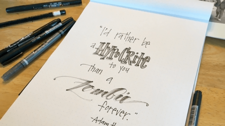 The Ultimate Hand Lettering Tutorial For Designers