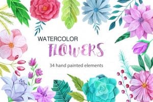 100 Amazing Watercolor Freebies 2026 - MonsterPost