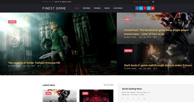 Best Gaming Website Templates Worth a Try in 2025