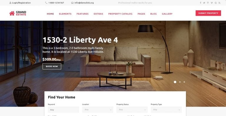 Top 50 Real Estate HTML Templates for Property Selling Business