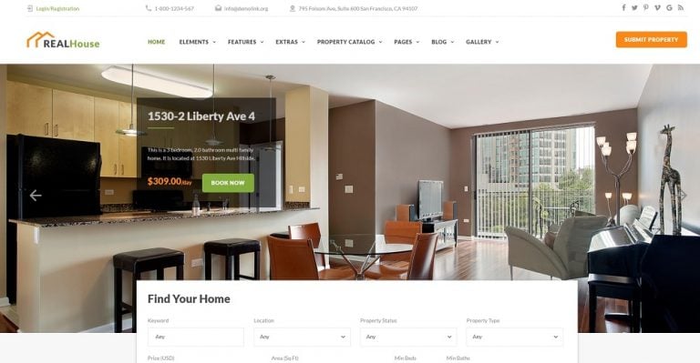 Top 50 Real Estate HTML Templates for Property Selling Business