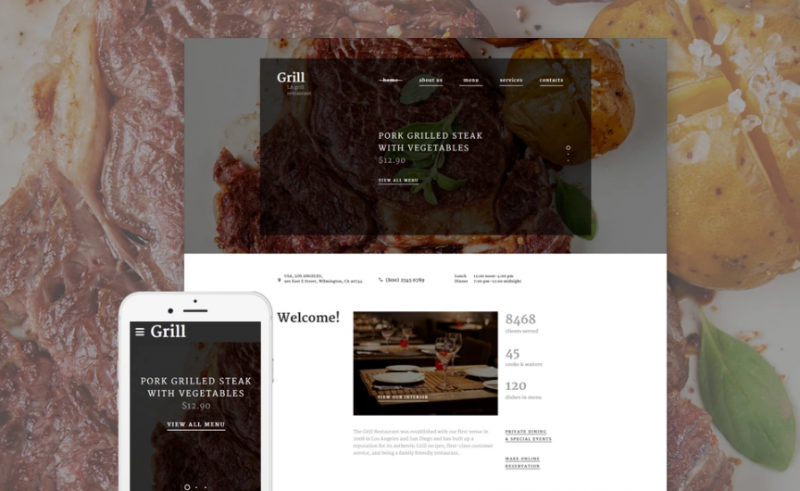 50 Best Food Website Templates That Satisfy All Food Lovers 2025