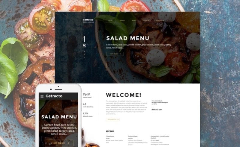 50 Best Food Website Templates That Satisfy All Food Lovers 2025
