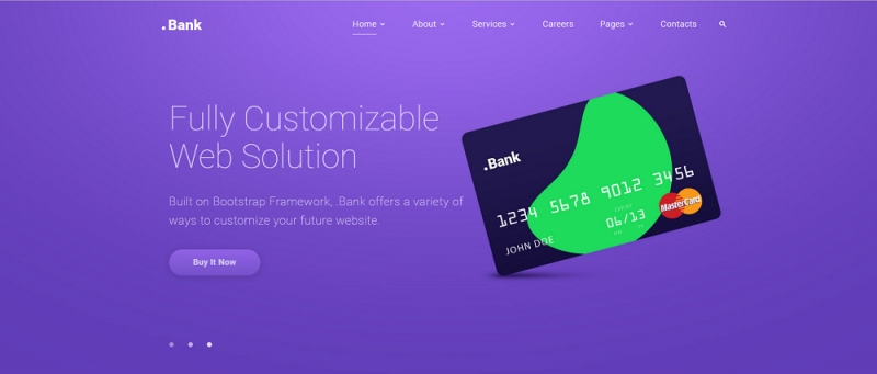 Top 50 Financial HTML Website Templates