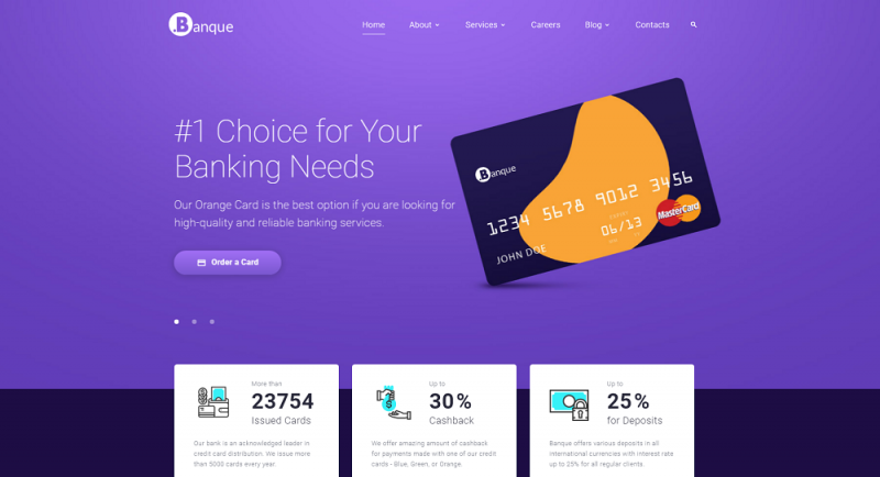 Top 50 Financial HTML Website Templates – Yes Web Designs