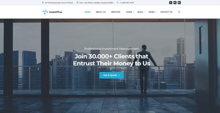 Top 50 Financial HTML Website Templates – Yes Web Designs
