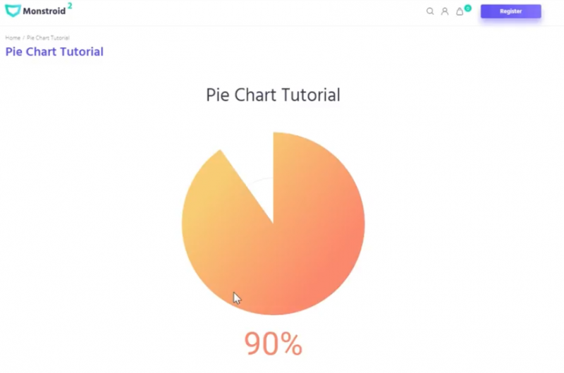 How to Create Pie Chart Circle with Elementor Page Builder