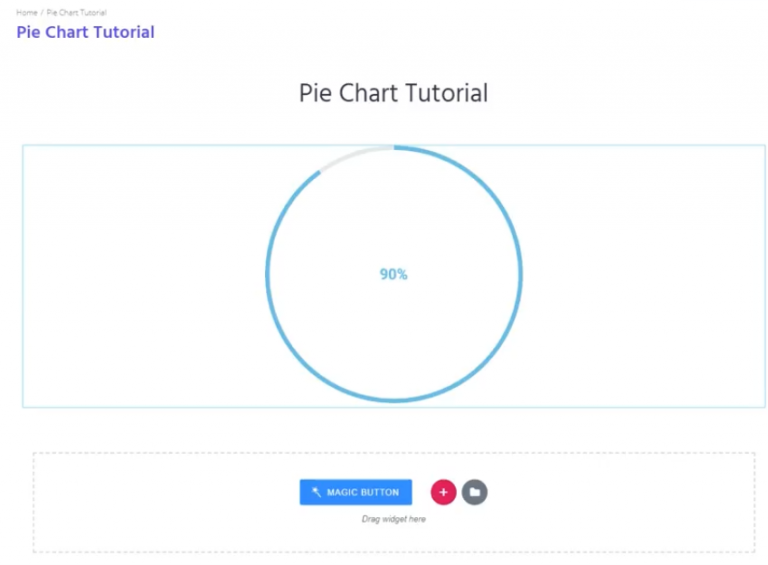 How to Create Pie Chart Circle with Elementor Page Builder