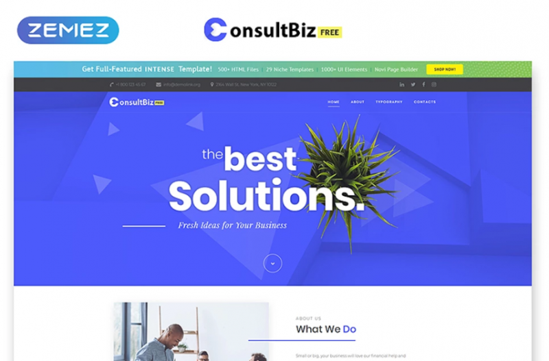 Top 75 Responsive Free Website Templates HTML5 2025
