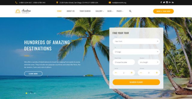 60 Best Travelling Website HTML Templates in 2023