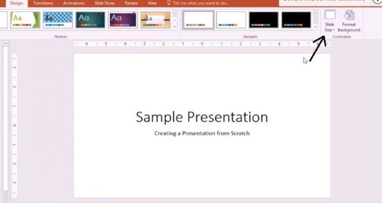 PowerPoint Slide Sizes: General Information + Instructions for Resizing
