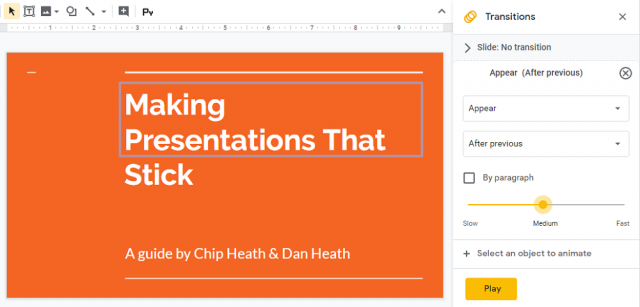The Full Guide on How to Animate Words in Google Slides