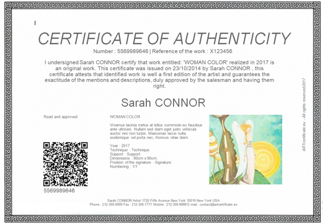 Certificate of Authenticity: Templates, Design Tips, Fake Detection