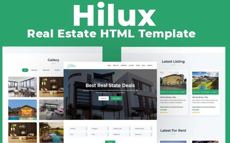 Top 50 Real Estate HTML Templates for Property Selling Business