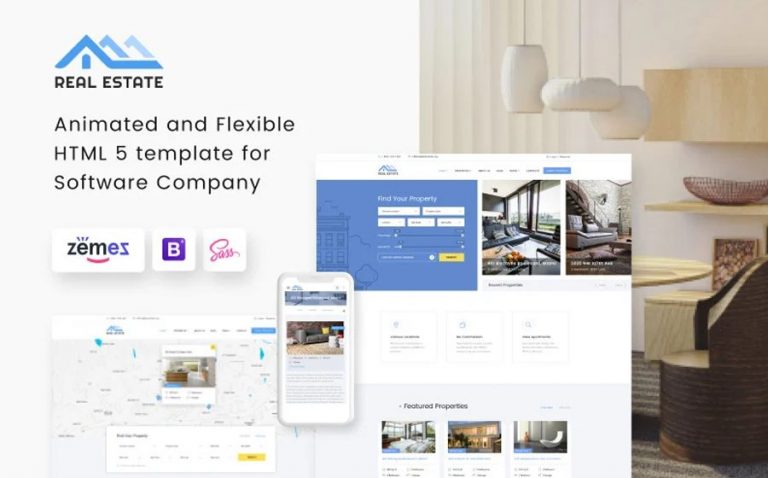 Top 50 Real Estate HTML Templates for Property Selling Business