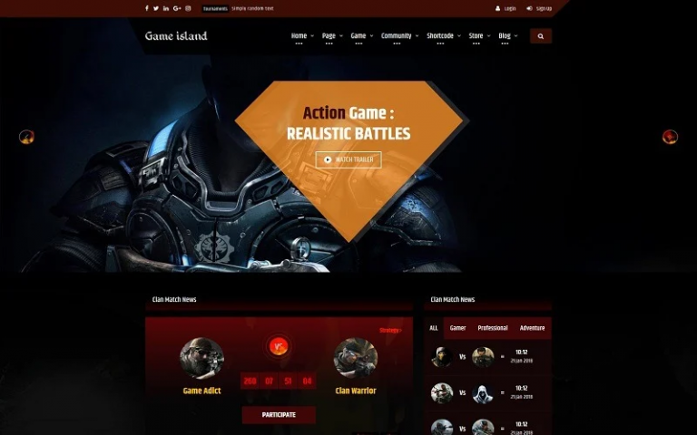 Best Gaming Website Templates Worth a Try in 2025