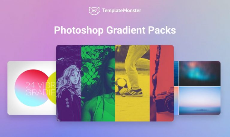 Best Free Photoshop Gradient Packs for PSD, CC