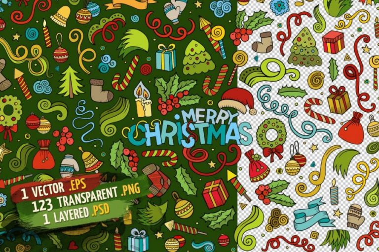 Free Christmas Vectors and PSD Files to Bring Festive Mood