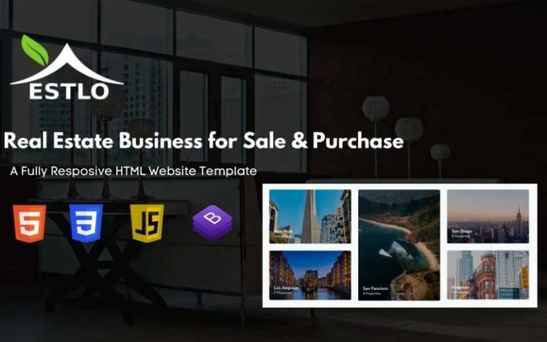 Top 50 Real Estate HTML Templates for Property Selling Business