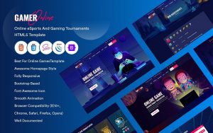 Best Gaming Website Templates Worth a Try in 2025