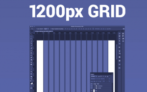 Photoshop Grid Template: Designing Through the Line