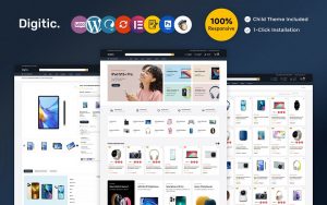 Electronic Technology Store Ecommerce WooCommerce Themes 2025