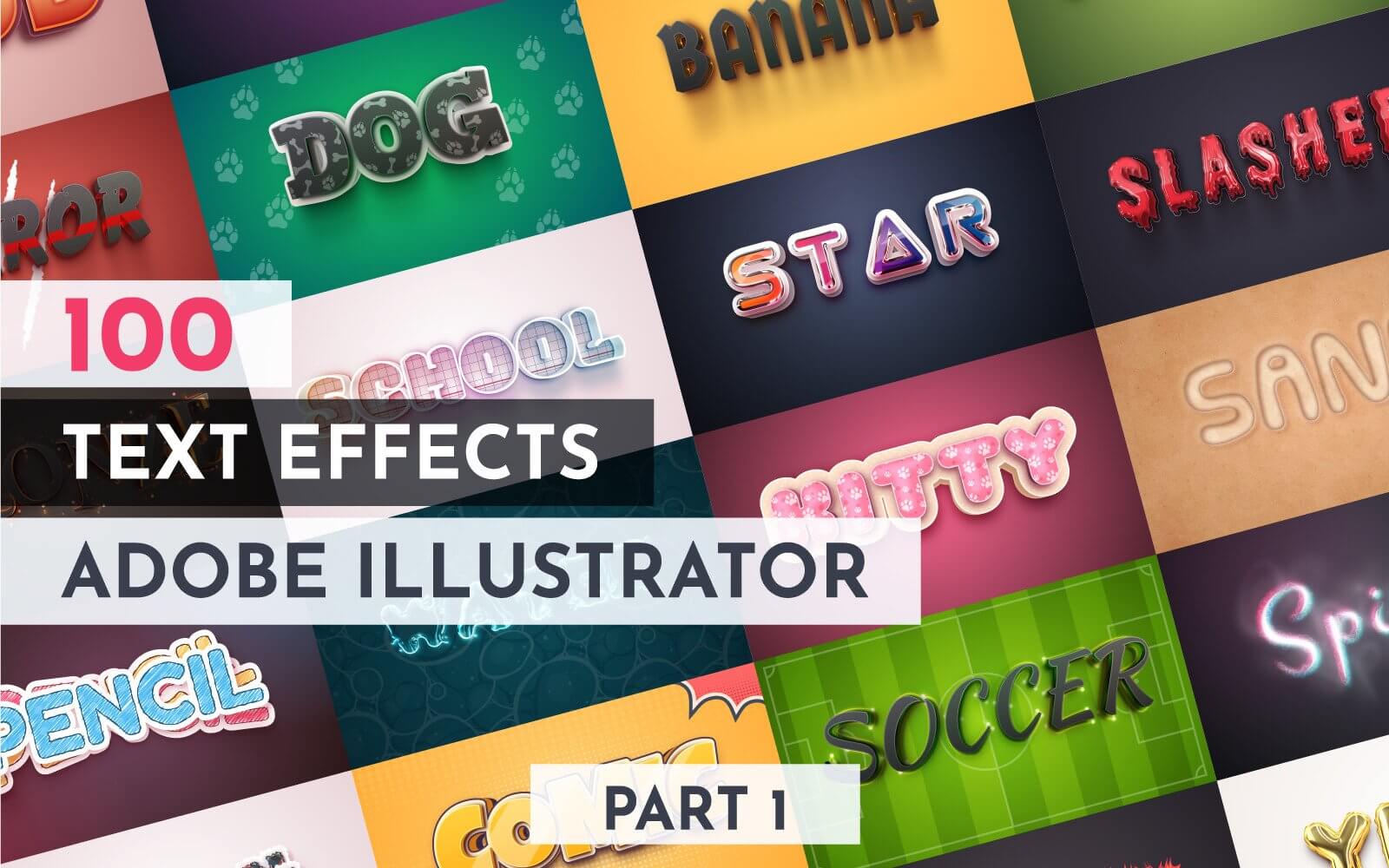 Top 100 Halloween Graphics: Banners, Fonts, Icons, Illustrations