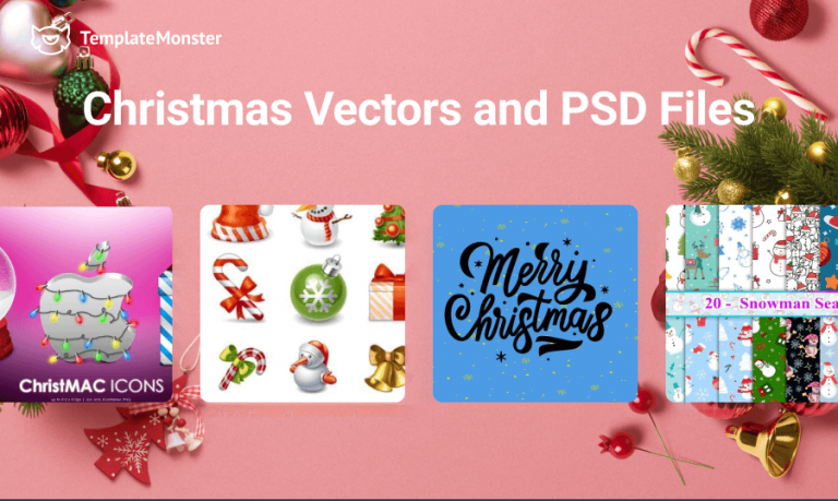 Free Christmas Vectors and PSD Files to Bring Festive Mood