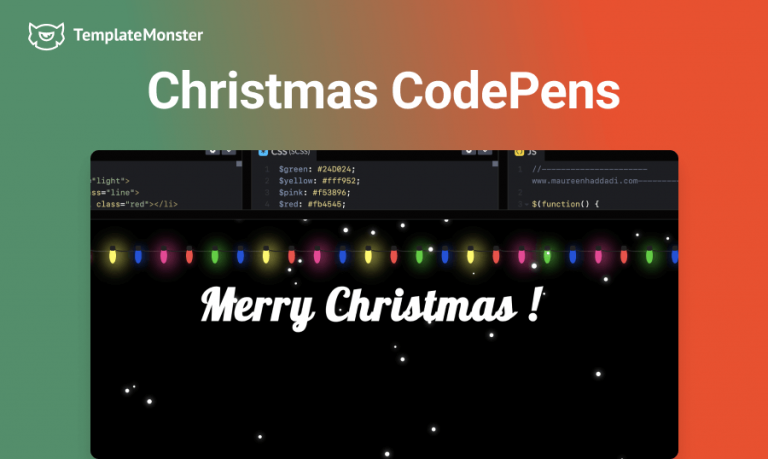 Christmas CSS CodePens to Give Holiday Mood to Your Website